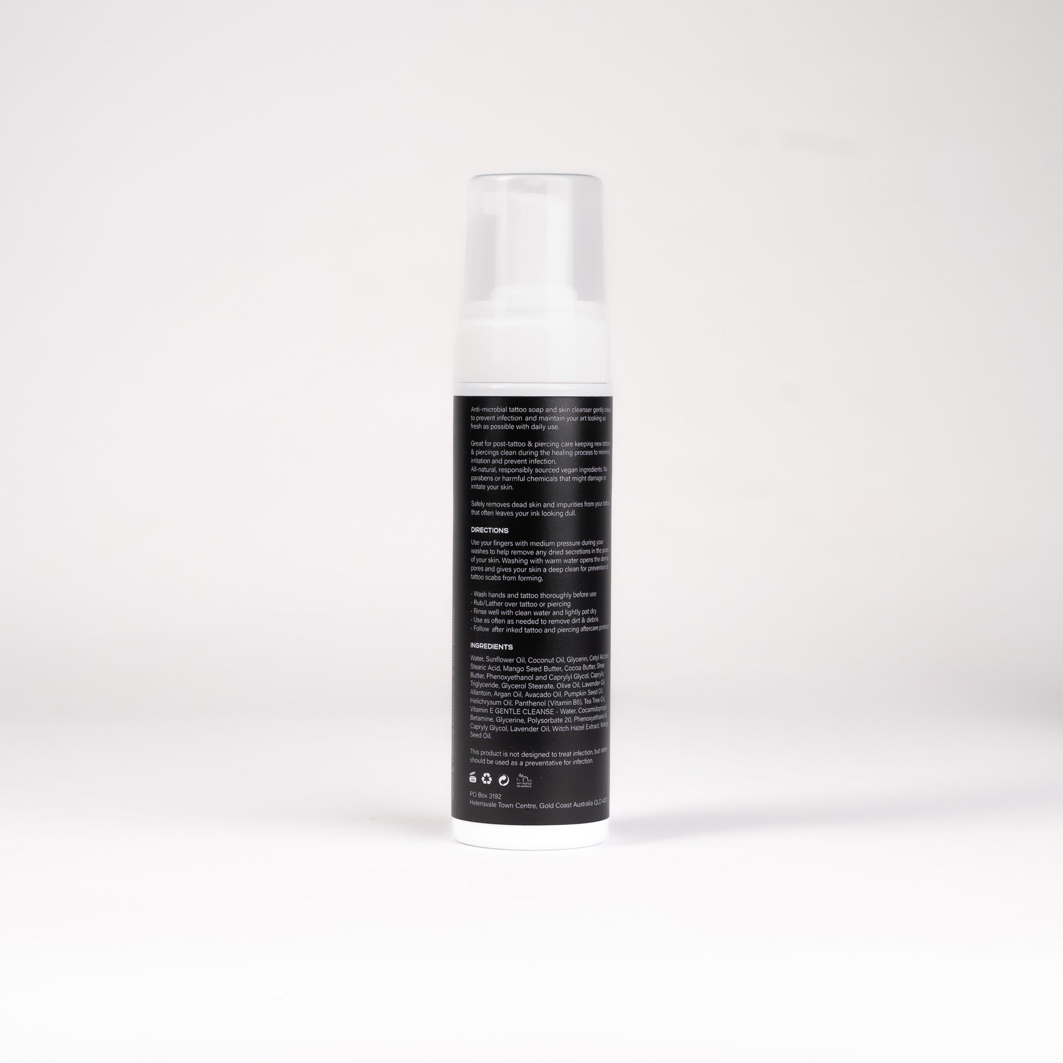 FOAM UP ANTIBACTERIAL TATTOO WASH (100% vegan) — Numbuptattoo